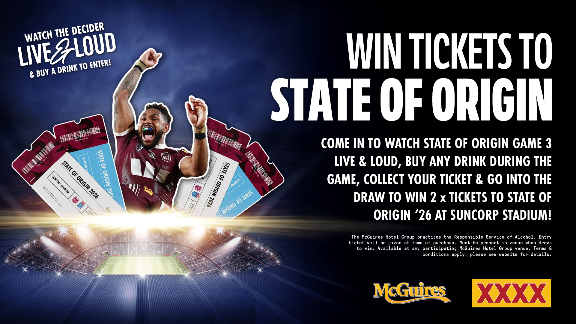 State of Origin - Win Tickets